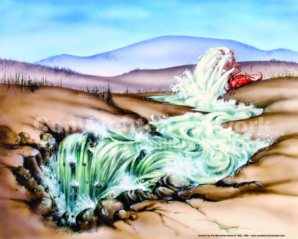 The Dragon Spewing Water Image Download - Revelation Productions