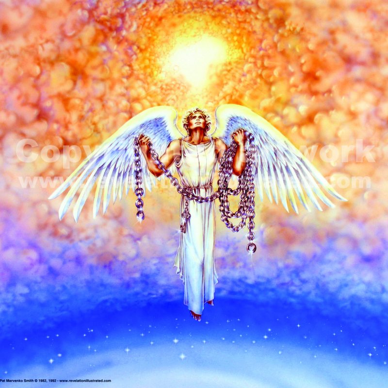 The Angel With the Great Chain 16"x20" Print - Revelation Productions